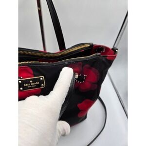 kate spade | Bags | Kate Spade New York Poppy Flower Print Nylon Tote ...